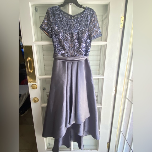R & M Richards | Dresses | Rm Richards Sequence Satin Dress | Poshmark
